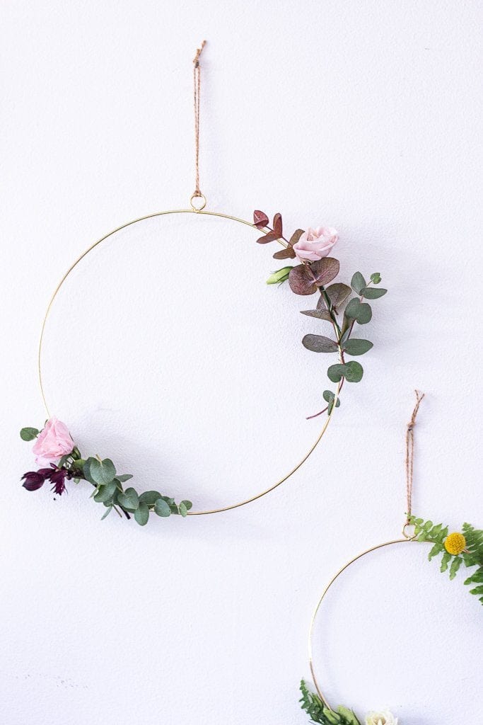 Metal Hoop Decorations | Floral Hanging Hoops | Wedding Decor – Pretty ...