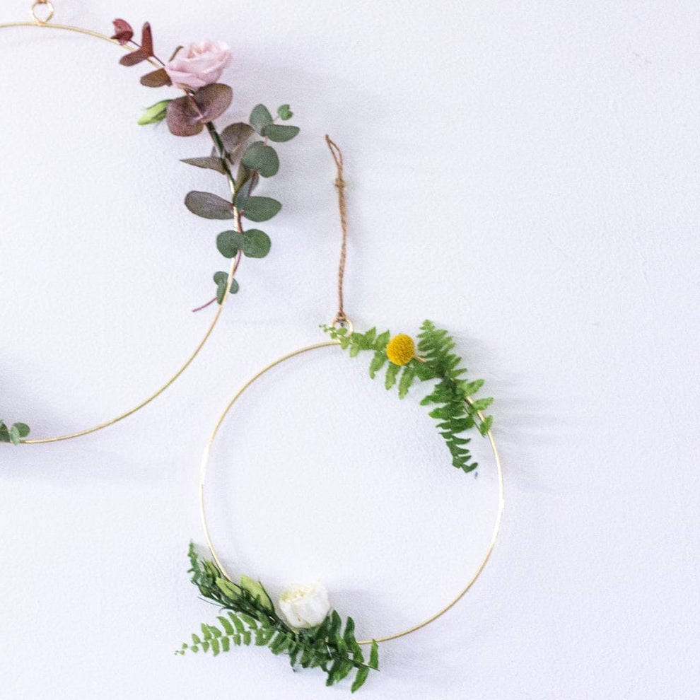 Metal Hoop Decorations | Floral Hanging Hoops | Wedding Decor – Pretty ...