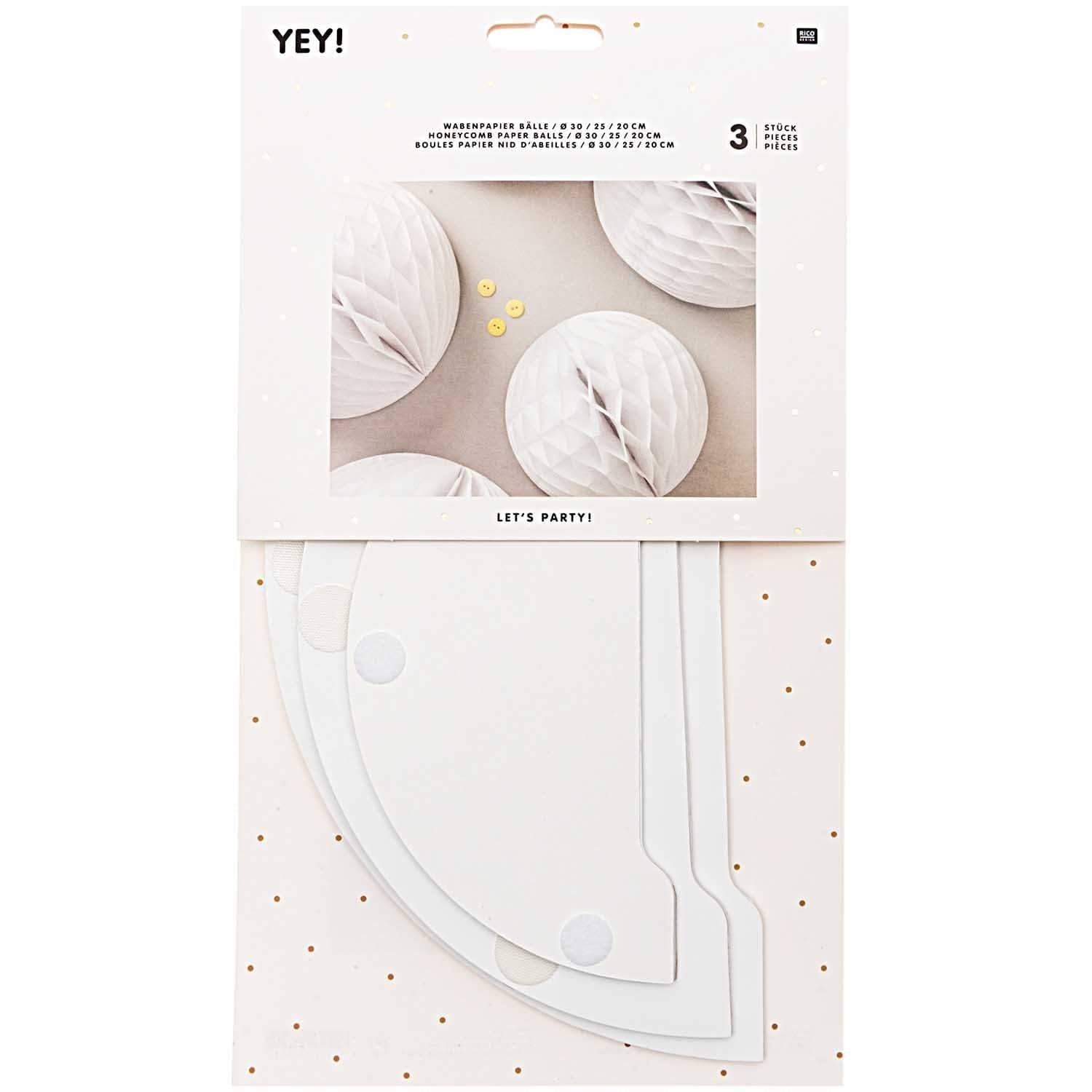 White Paper Honeycomb Decorations | The best Honeycomb Balls – Pretty ...