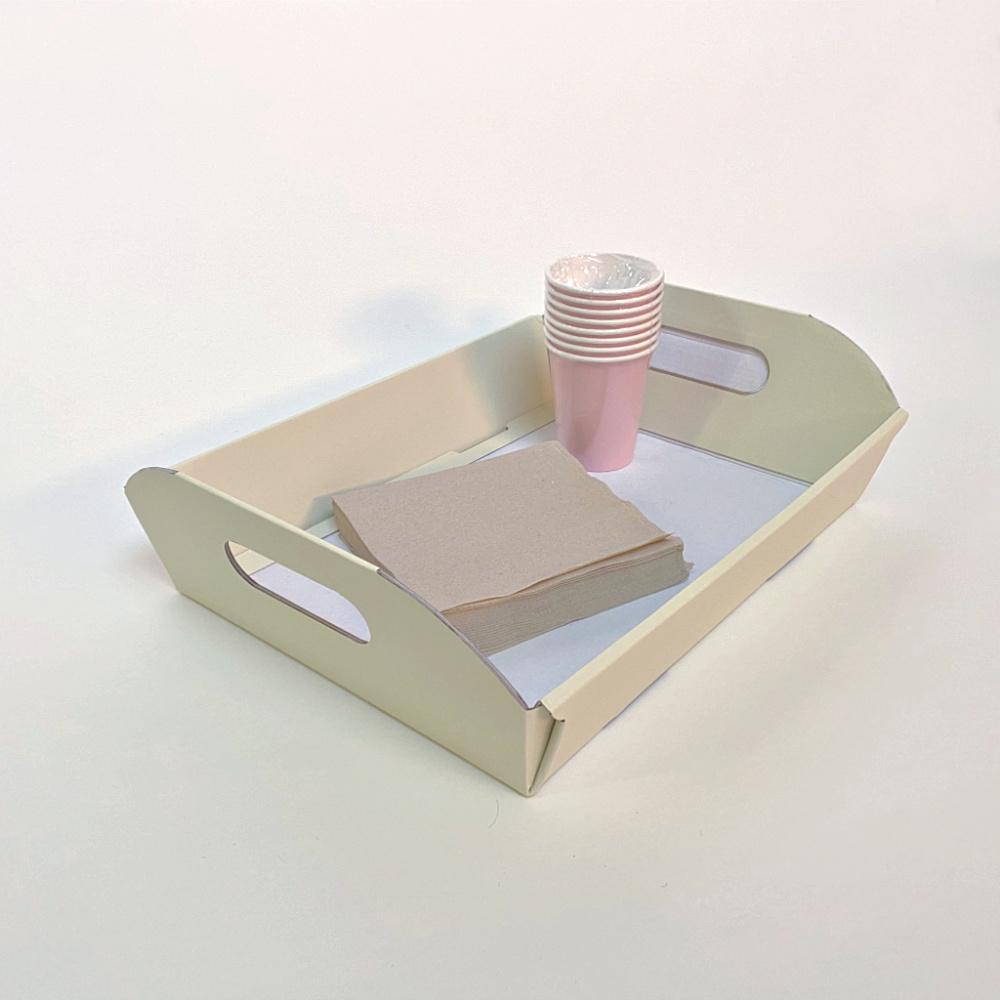 Ivory Hamper Serving Platter | ECO Party Serving Trays – Pretty Little ...