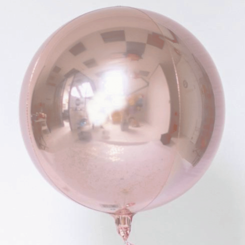 21" Orb Balloons | Rose Gold Orbz Balloons | Helium Balloons for Event ...