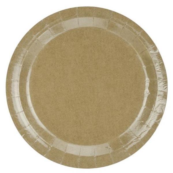 Kraft Paper Plates | Woodland Party Supplies – Pretty Little Party Shop