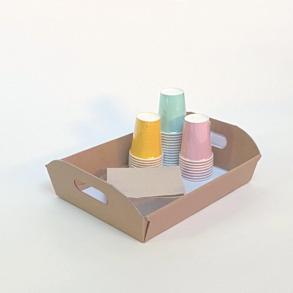 Kraft Hamper Serving Platter | ECO Party Serving Trays – Pretty Little ...