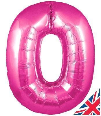 Large Foil Number Balloons | Pink Number Helium Balloons online ...