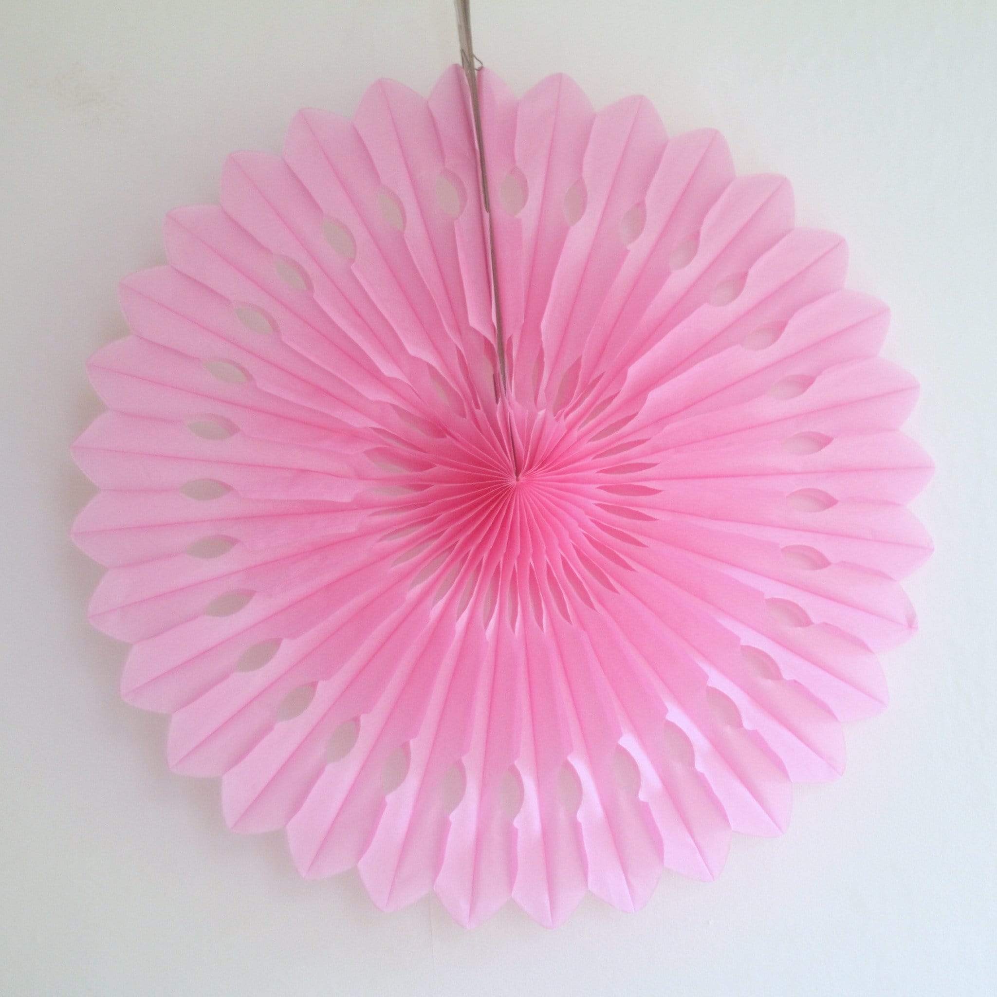Pink Paper Fan Honeycomb | Pretty Party Supplies Online – Pretty Little ...