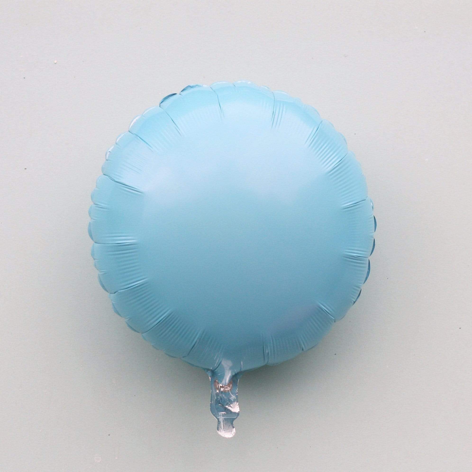 Pale Blue Round Foil Balloon | Helium Balloon | Online Balloonery ...
