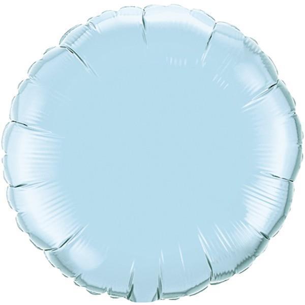 Light Blue Round Foil Balloon | Helium Balloon | Online Balloonery ...