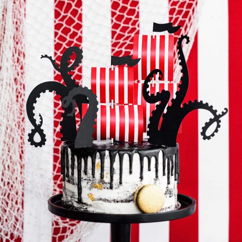 Pirate Ship Party Cake Topper | Pirate Party Decorations – Pretty ...
