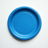 Blue Paper Plates | Plain Party Plates & Cups | Solid Colour – Pretty ...