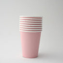 Pastel Pink Paper Cups | Plain Party Cups and Plates | Solid Colour ...