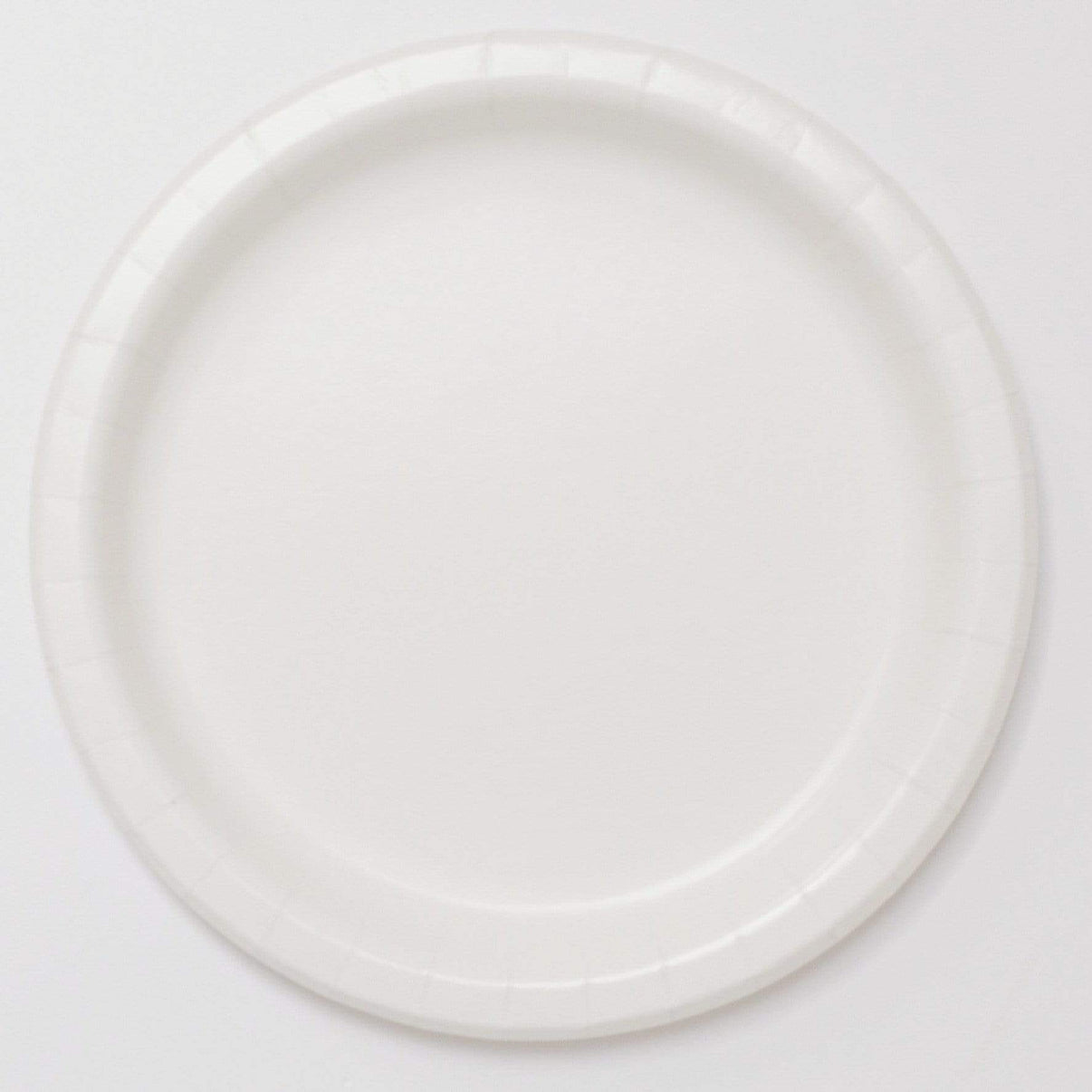 White Paper Plates | Plain Party Plates and Cups | Solid Colour ...