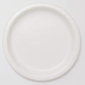 White Paper Plates | Plain Party Plates and Cups | Solid Colour ...