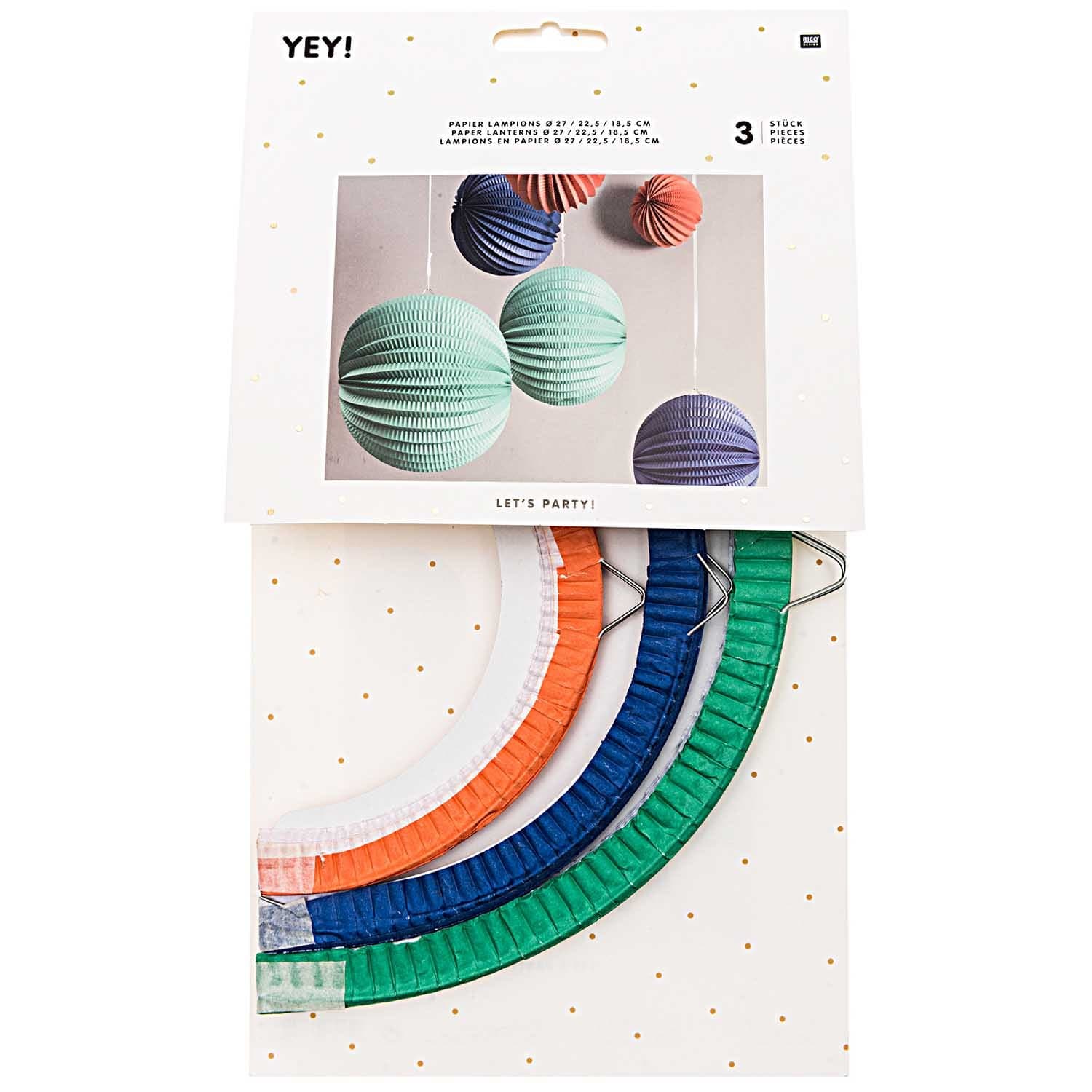 Pleated Paper Lanterns | Watermelon Lanterns | Paper Decorations ...