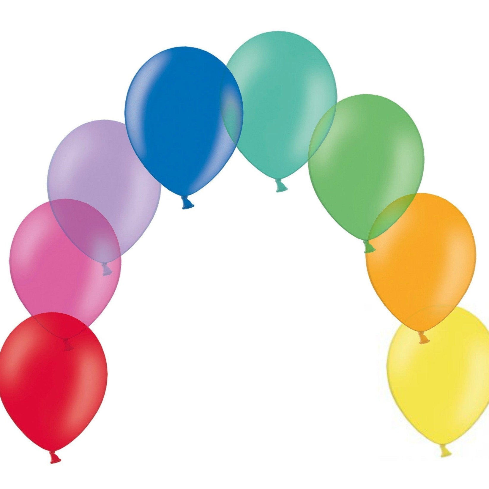 Rainbow Balloons | Assorted Rainbow Latex Balloons – Pretty Little ...