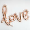 Rose Gold Love Script Balloon | Love Word Balloon | Online Balloons UK ...