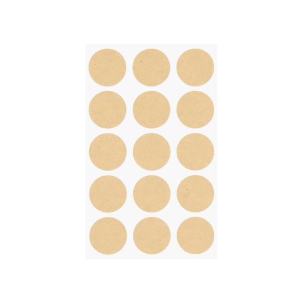 Kraft Round Sticker Labels For Gifting and Party Bags – Pretty Little ...