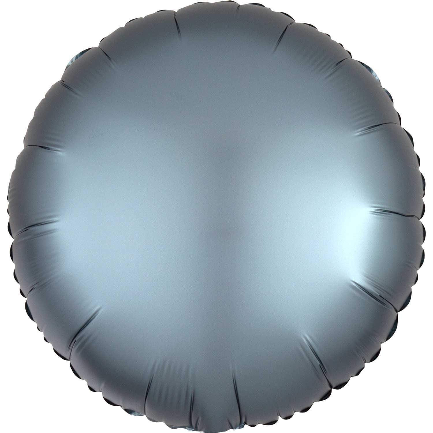 Satin Round Balloon | Steel Blue Balloons | Foil Balloons Online ...