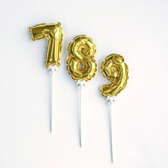 Number Balloon for Cake Toppers & Table Numbers – Pretty Little Party Shop