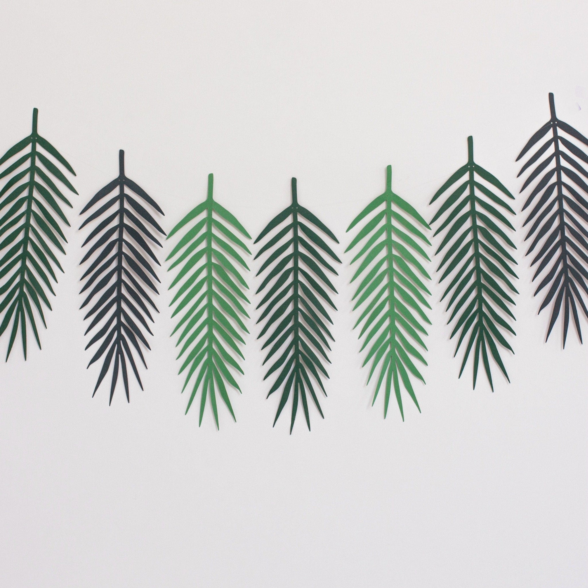 Tropical Leaf Garland | Tropical Luau or Moana Party | Hawiian Party ...