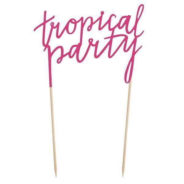 Tropical Cake Topper Decorations | Tropical Party Cake Topper – Pretty ...