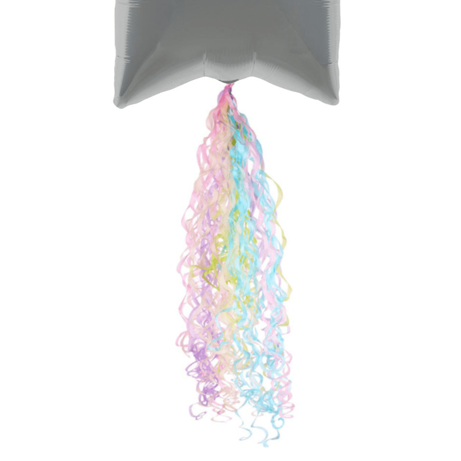 Pastel Twirlz Balloon Tail | Balloon Tassel Tail | Tassel Balloons UK ...