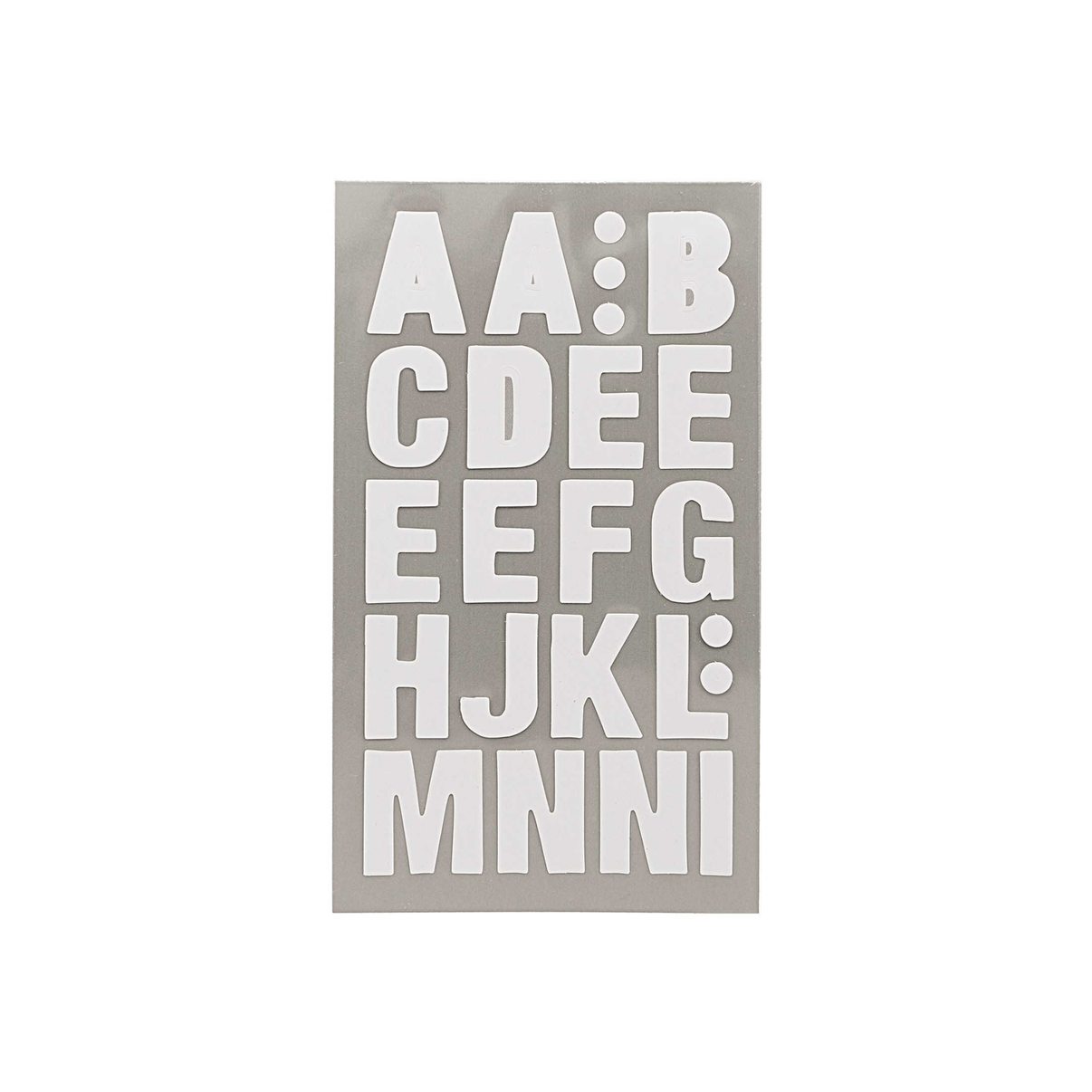 White Letter Alphabet Letter Stickers | Party Crafts – Pretty Little ...