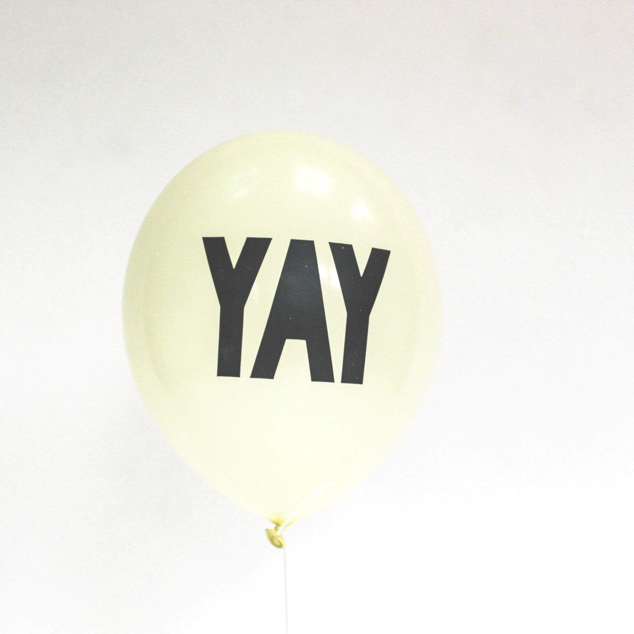 Yay Balloons Cream - Pretty Little Party Shop UK