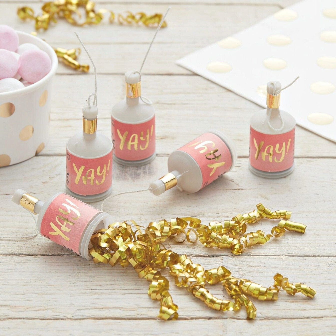 Yay Party Poppers | Stylish Party Poppers | Ginger Ray UK – Pretty ...
